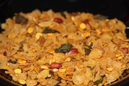 Corn flakes chevda | Chitra's Healthy Kitchen
