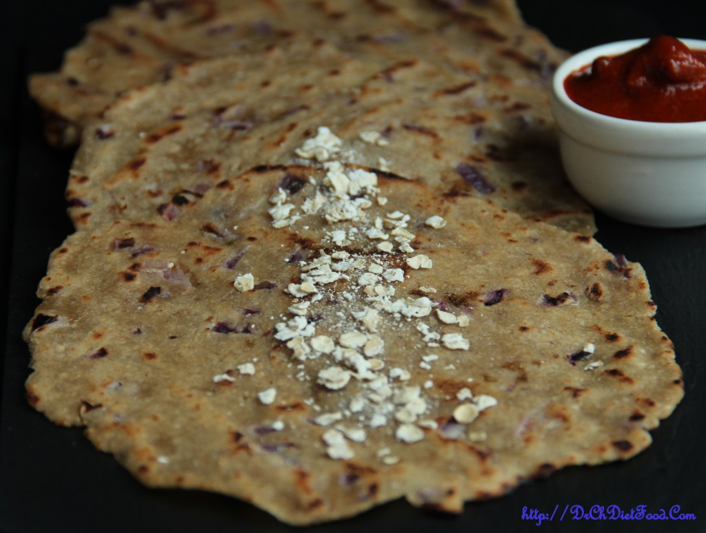 Oats – Semolina/Rava roti | Chitra's Healthy Kitchen