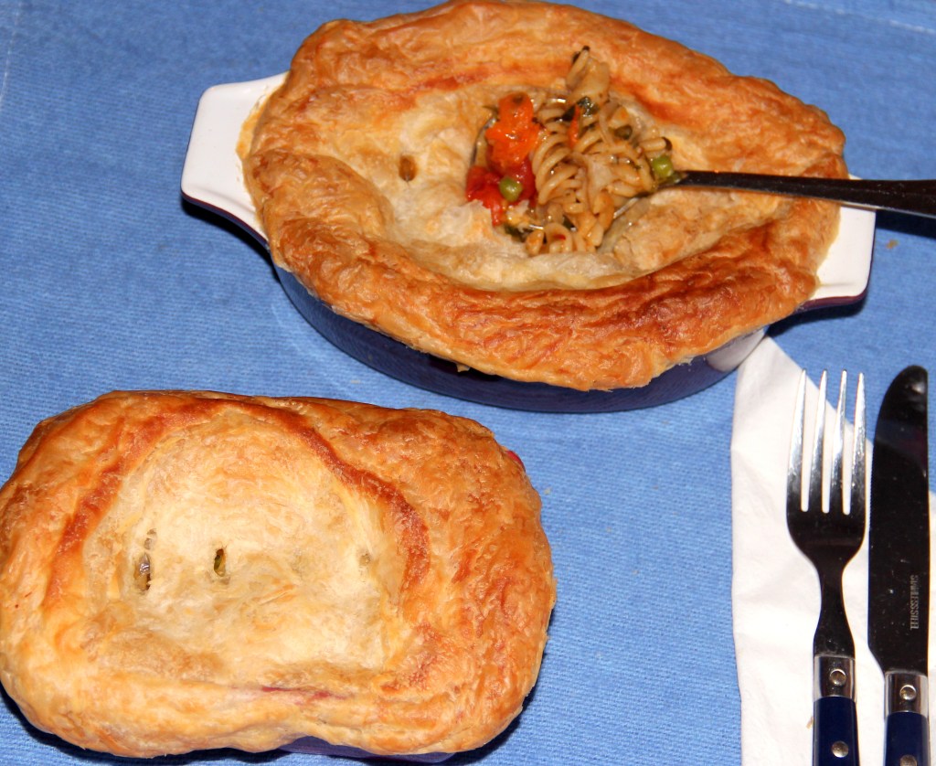 Pot pie from dairy free paratha – Vegan | Chitra's Healthy Kitchen