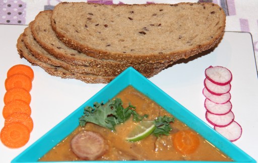 Red lentils and Radish stew | Chitra's Healthy Kitchen