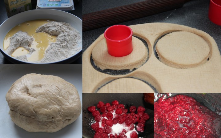 Raspberry glazed Rings | Chitra's Healthy Kitchen