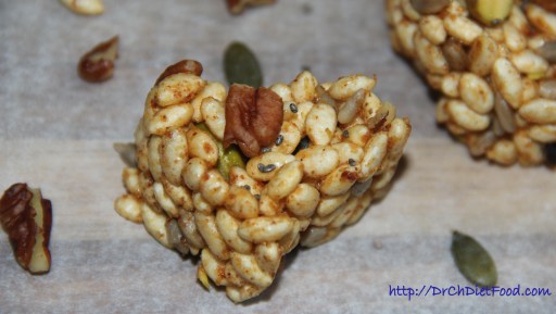 Sweet and Spicy – Puffed rice Bites | Chitra's Healthy Kitchen