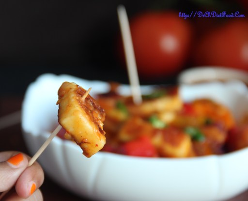 Chilli Paneer/Cottage Cheese | Chitra's Healthy Kitchen