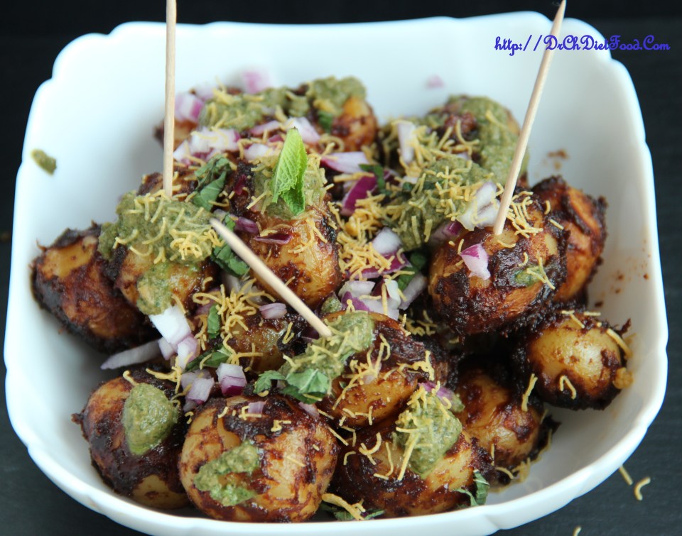Baby potato in tamarind sauce: (Zero oil) | Chitra's Healthy Kitchen