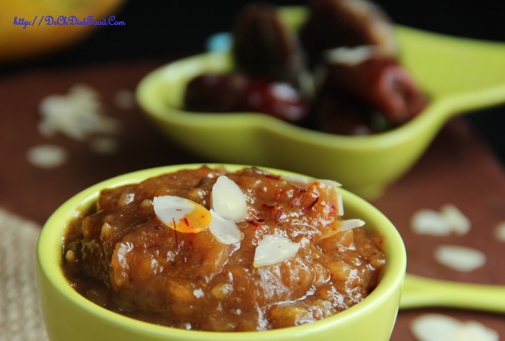 Papaya Figs and Dates – Halwa | Chitra's Healthy Kitchen