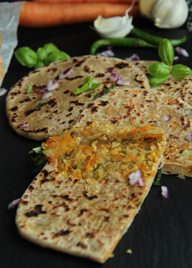 C3 Stuffed Paratha | Chitra's Healthy Kitchen